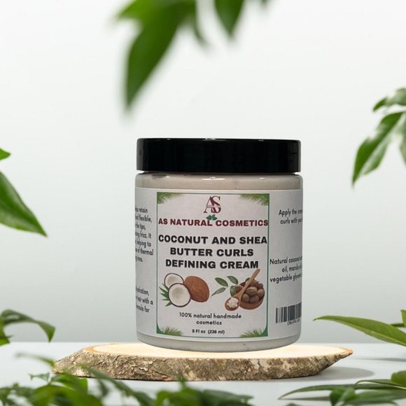 AS NATURAL COSMETICS | Hair | Coconut And Shea Butter Curls Defining ...